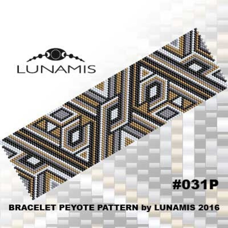 Peyote Bracelet Pattern Even Count Peyote Pattern Stitch - Etsy