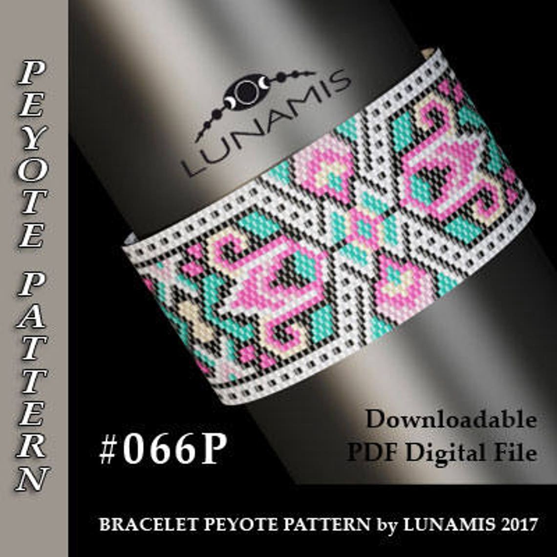 Peyote Bracelet Pattern Odd Count Peyote Pattern Stitch - Etsy