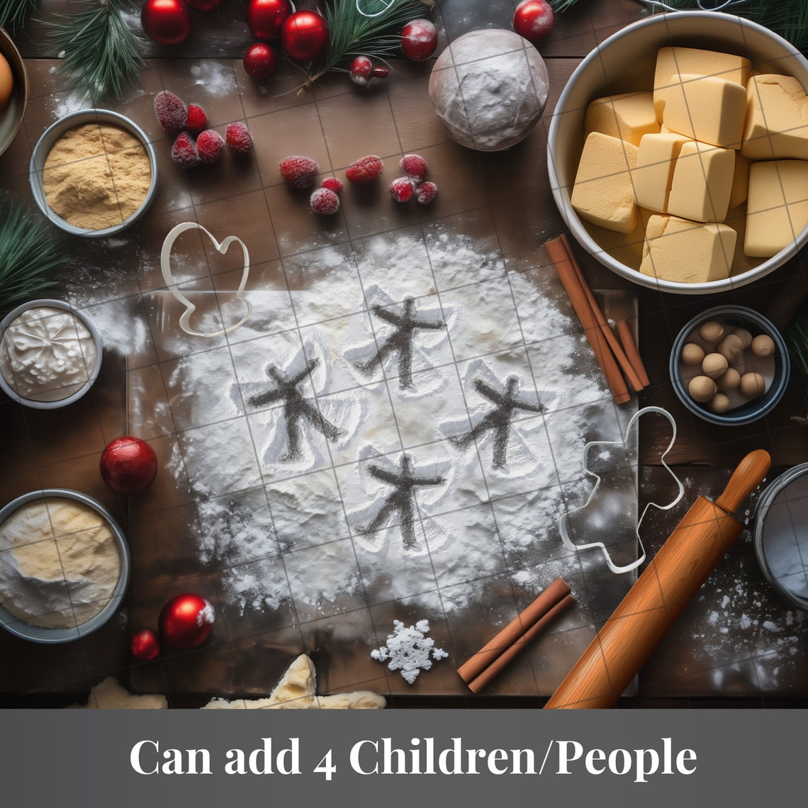 Flour Snow Angel, Holiday Cooking Photo, Snow Angel Cooking Photo ...