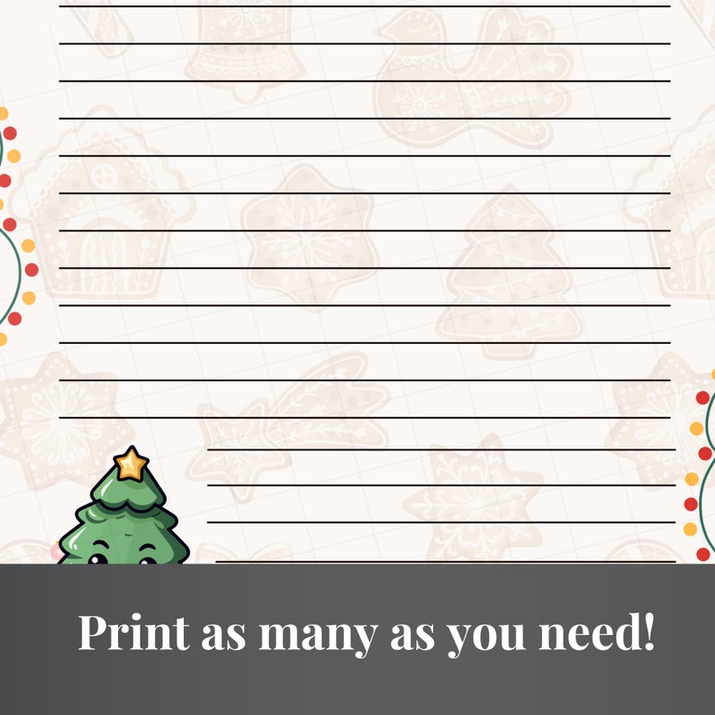 Santa Claus Letter, Letter to Santa, Letter Christmas, Printable Letter ...