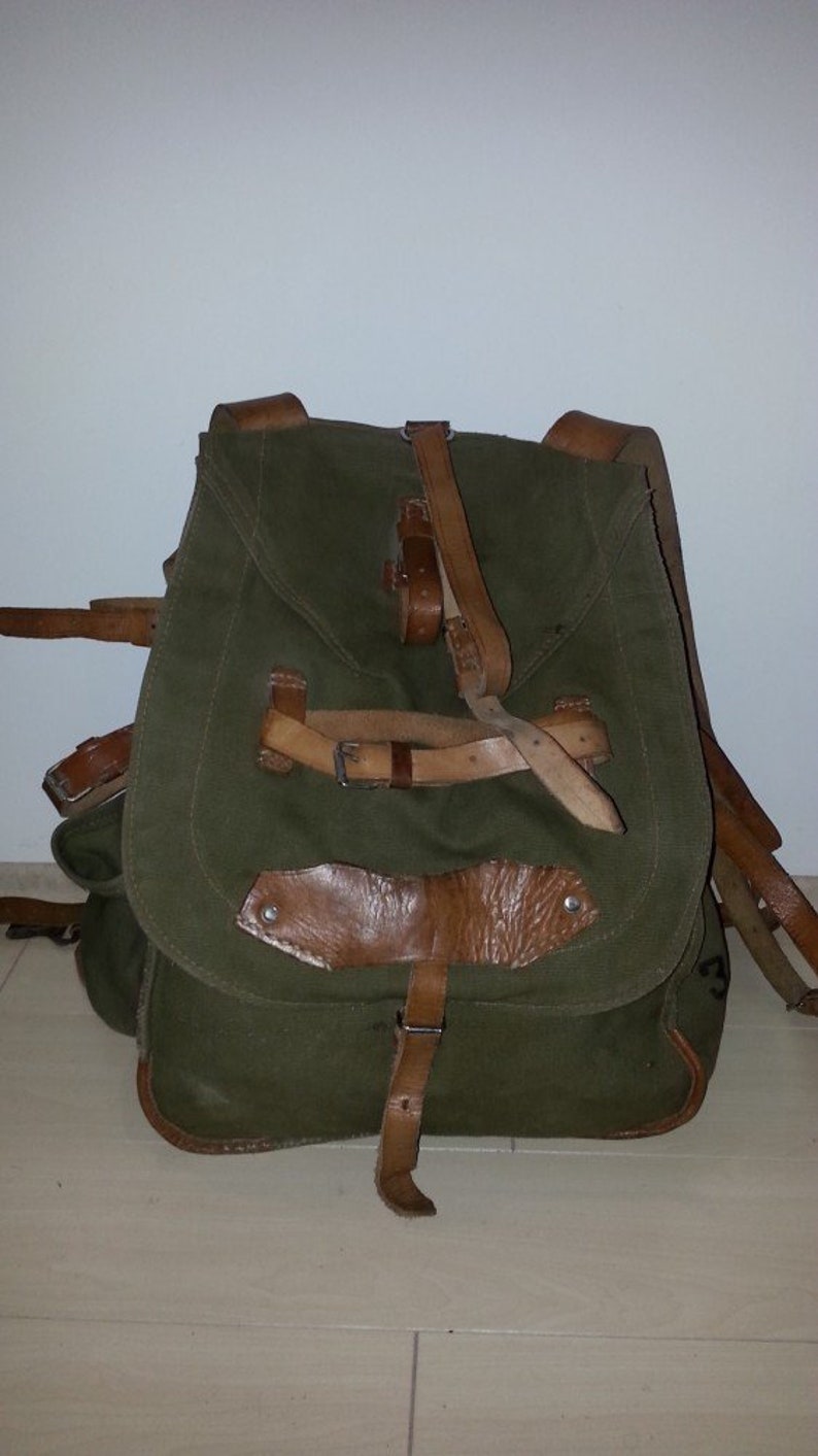 Old Military Backpack Vintage Backpack Authentic Military - Etsy