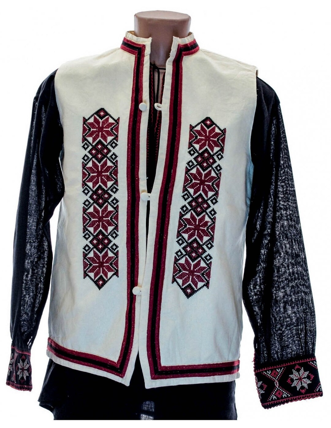 Traditional Men Waistcoat , Men Folk Vest , Embroidery Men Vest , Men ...