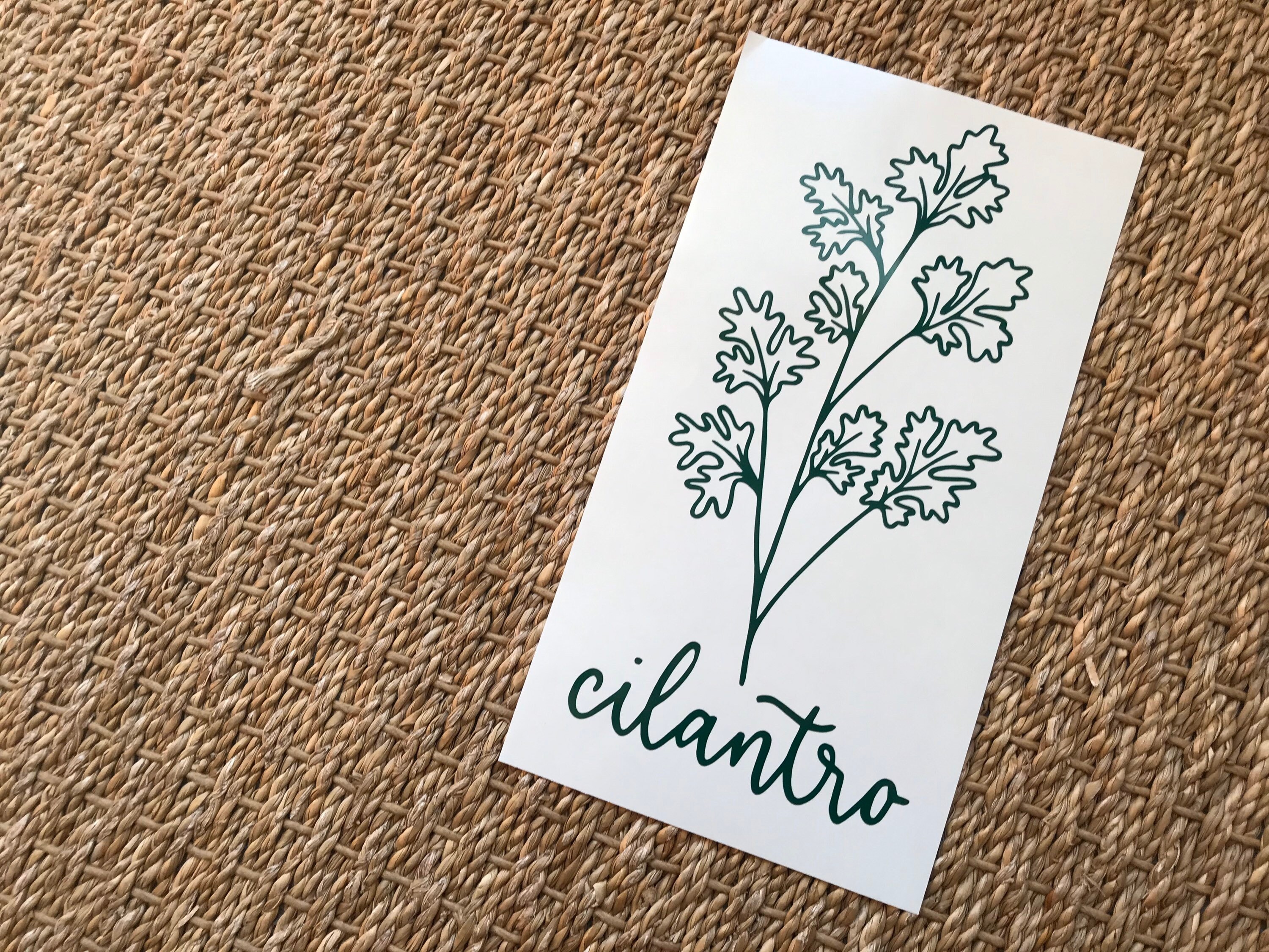 Decorative Vegetable And Herb Labels