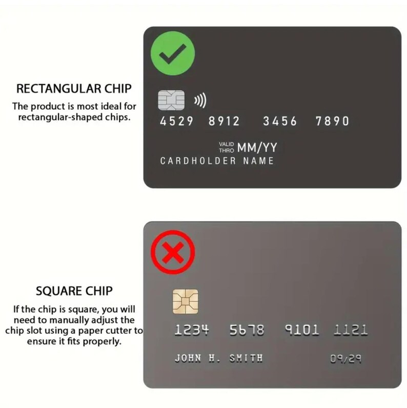 4 PCS Card Cover - Credit Card Skins - Sticker - Credit Card Cover - - Etsy