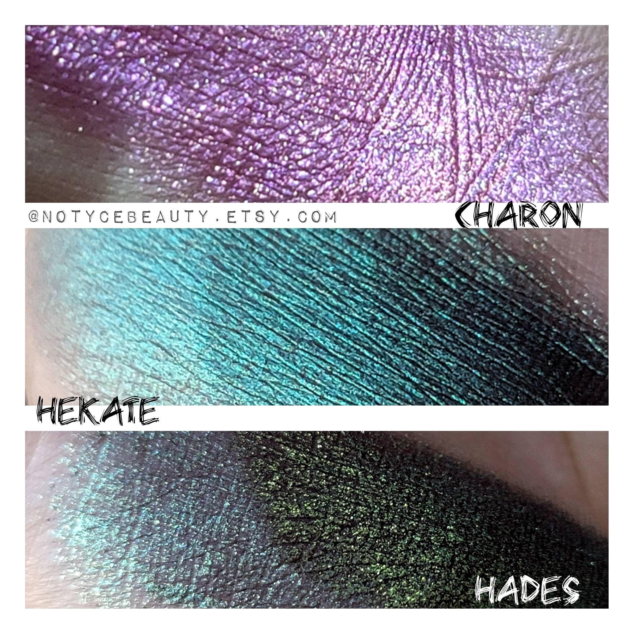 HEKATE Neon Golden Jade Darkened Emerald With Gold Green Shimmer Color ...