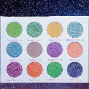 MOONAGE Black Multichrome 26mm Chameleon Pressed Palette Iridescent ...