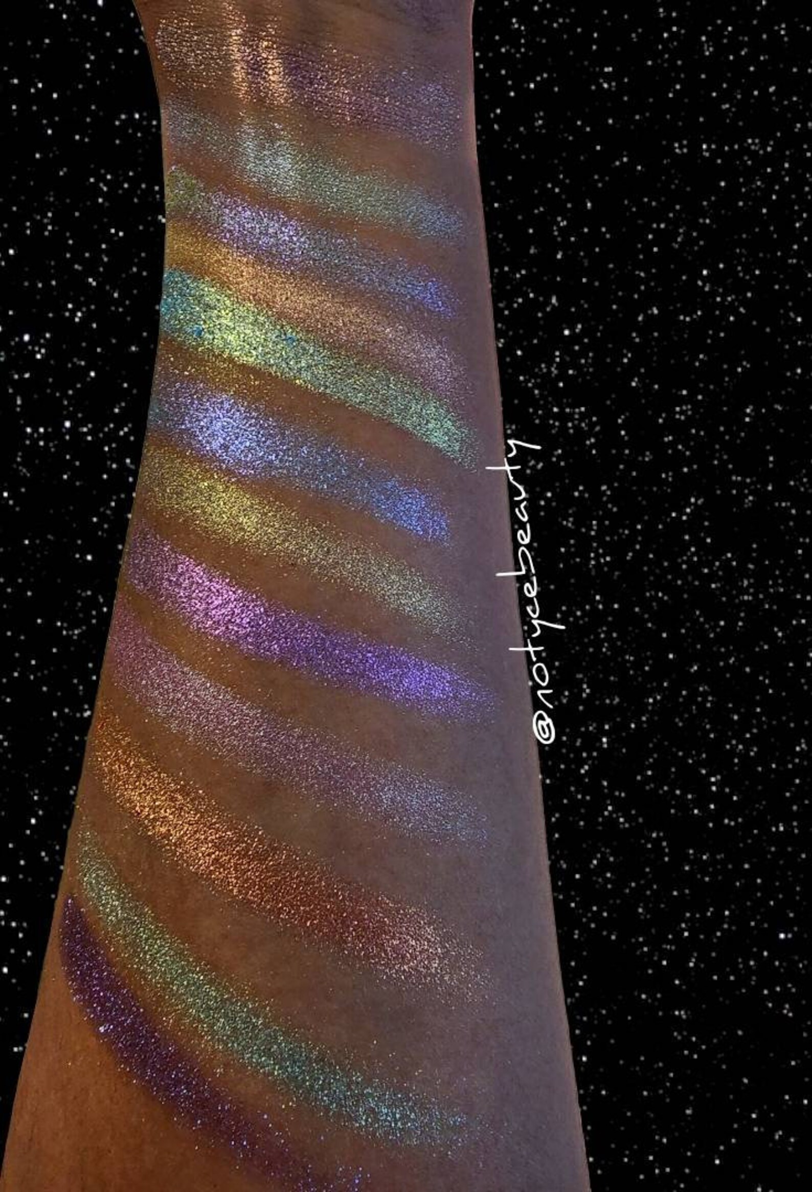 MOONAGE Black Multichrome 26mm Chameleon Pressed Palette Iridescent ...