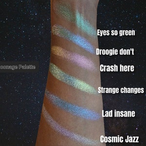 MOONAGE Black Multichrome 26mm Chameleon Pressed Palette Iridescent ...