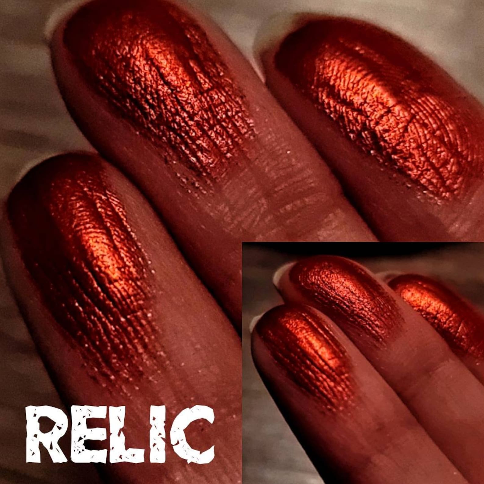 Relic Multichrome Chameleon Pressed Pan Rust Bronze Red - Etsy