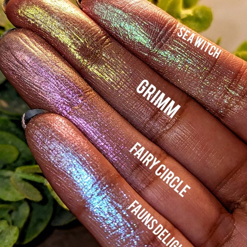 Folklore Collection Iridescent Duochromes Sea Witch Shimmery Neon Green ...