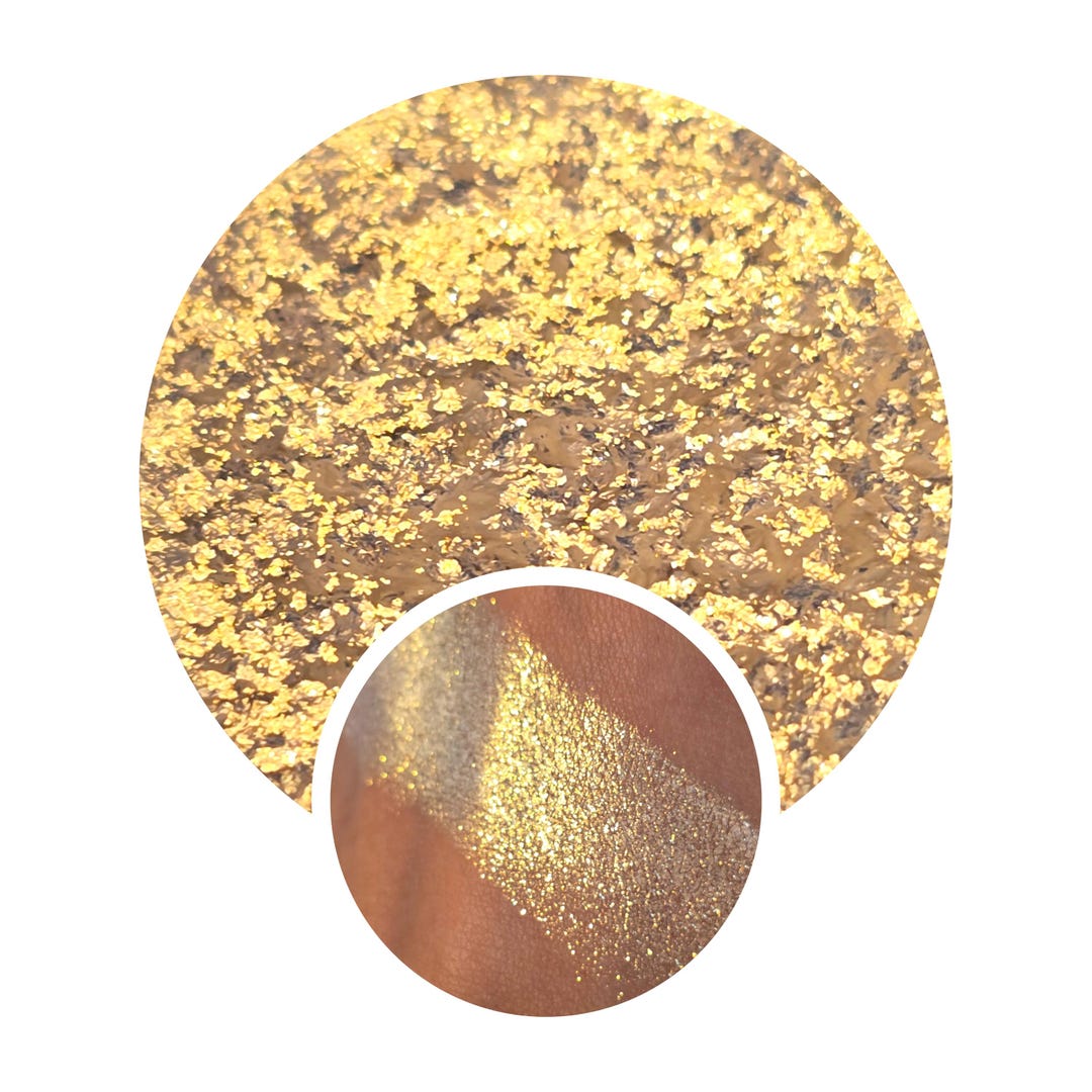 Winged Collection Iridescent Multichrome DELIUS Shimmer Beige Gold ...