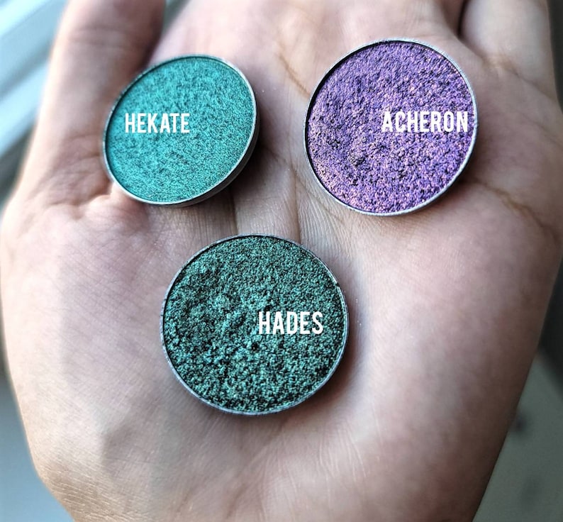 HEKATE Neon Golden Jade darkened emerald with gold green | Etsy