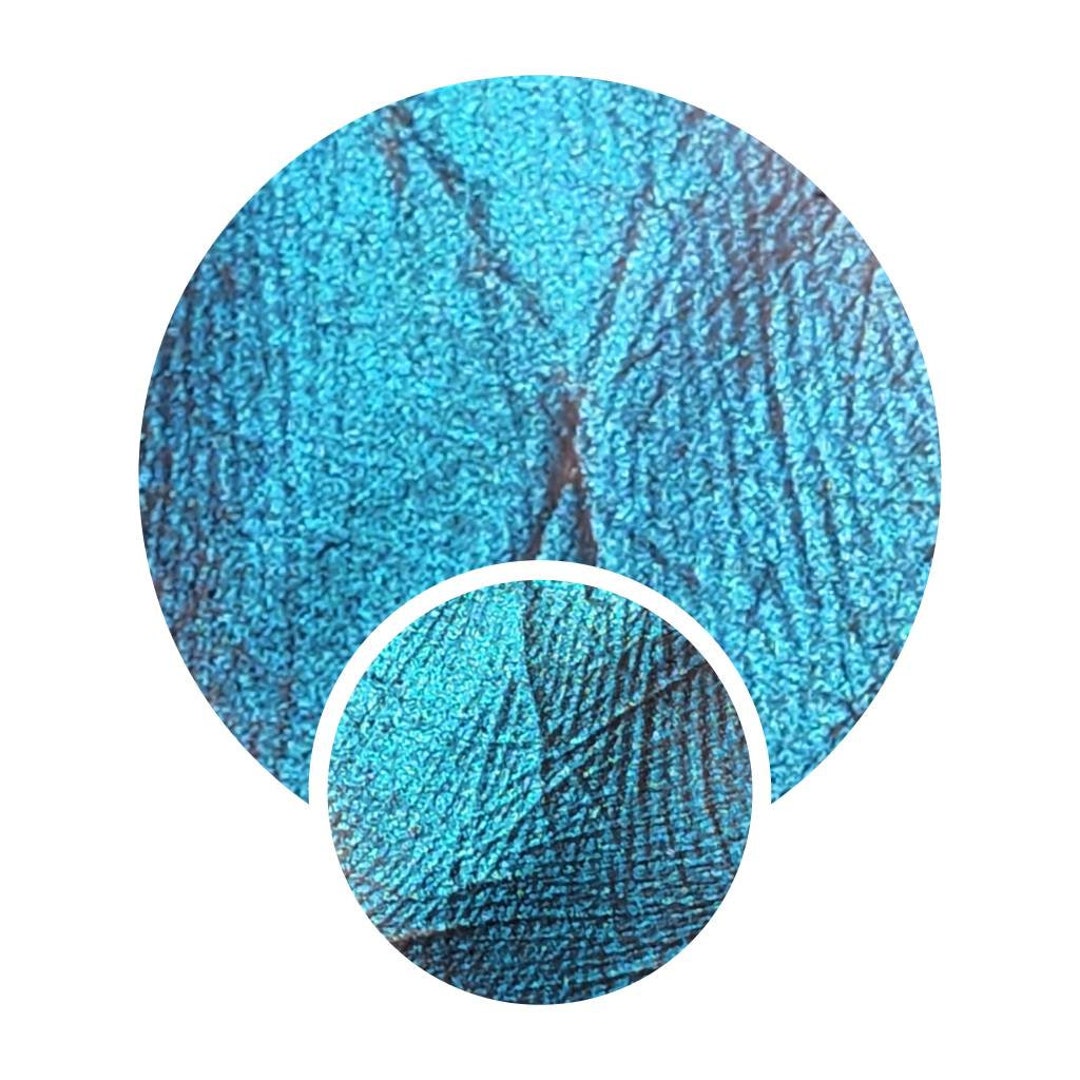 KORE Darkened Neon Icy Blue Turquoise With Shimmer Color Shift Pan ...