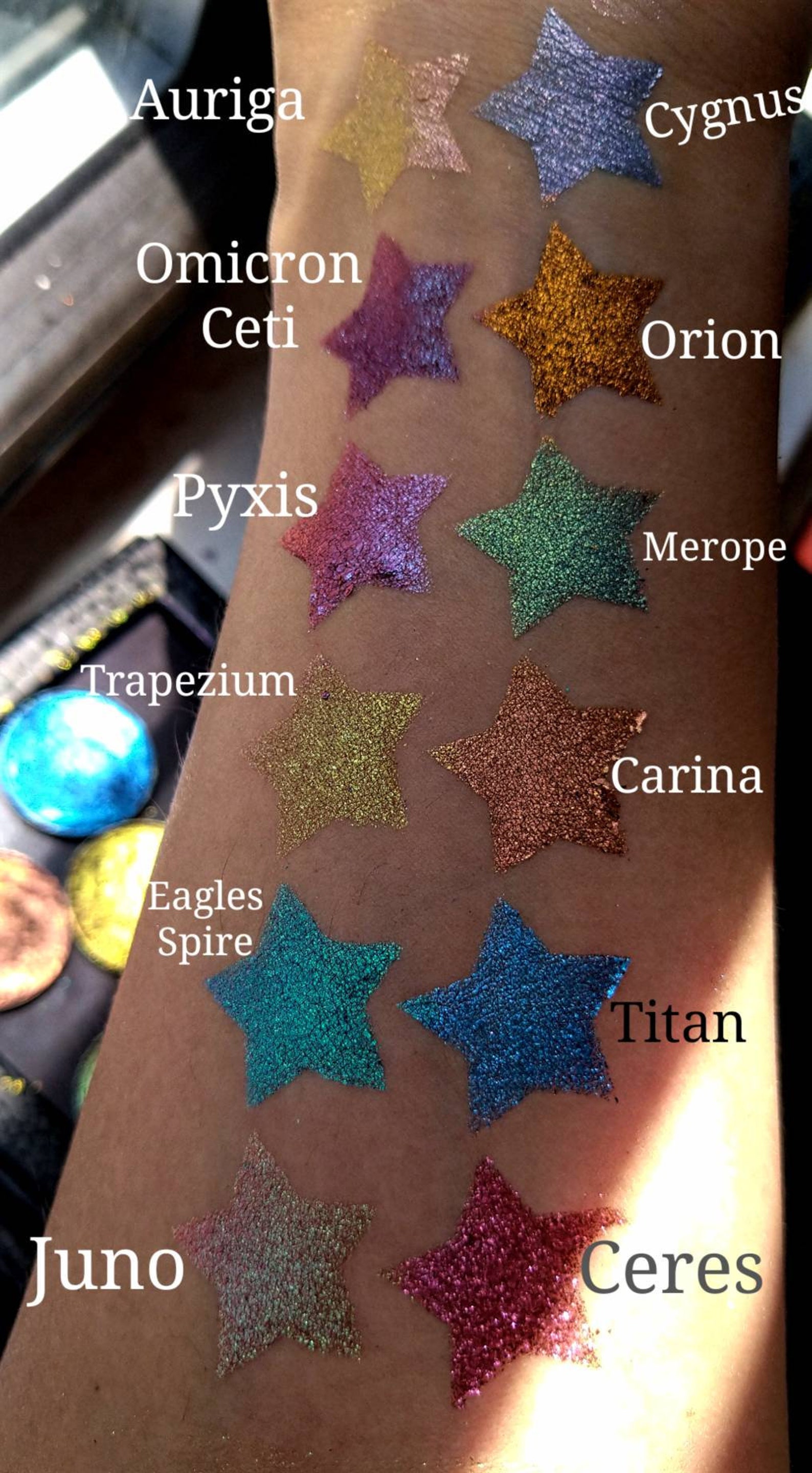 Constellations Collection Multichrome Chameleon Pressed Pans - Etsy