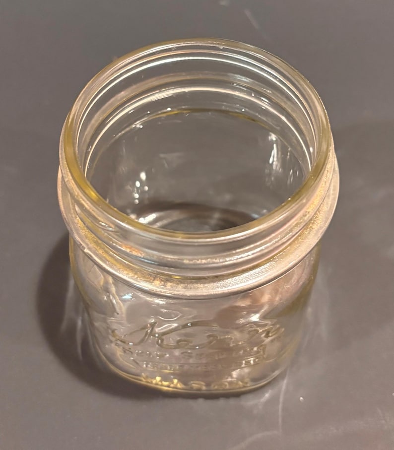 Vintage Kerr “self Sealing” Trademark Mason Jar Half Pint - Etsy