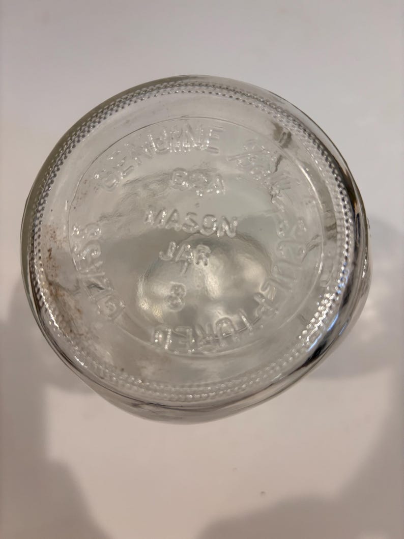 Genuine Ball Sculptured Mason Jar - Quart - Etsy