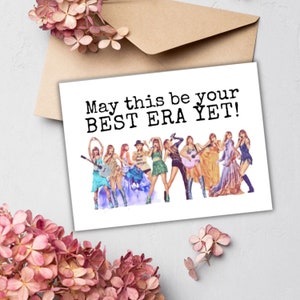 Taylor New Era Swift, Birthday Card, Eras Tour - Etsy