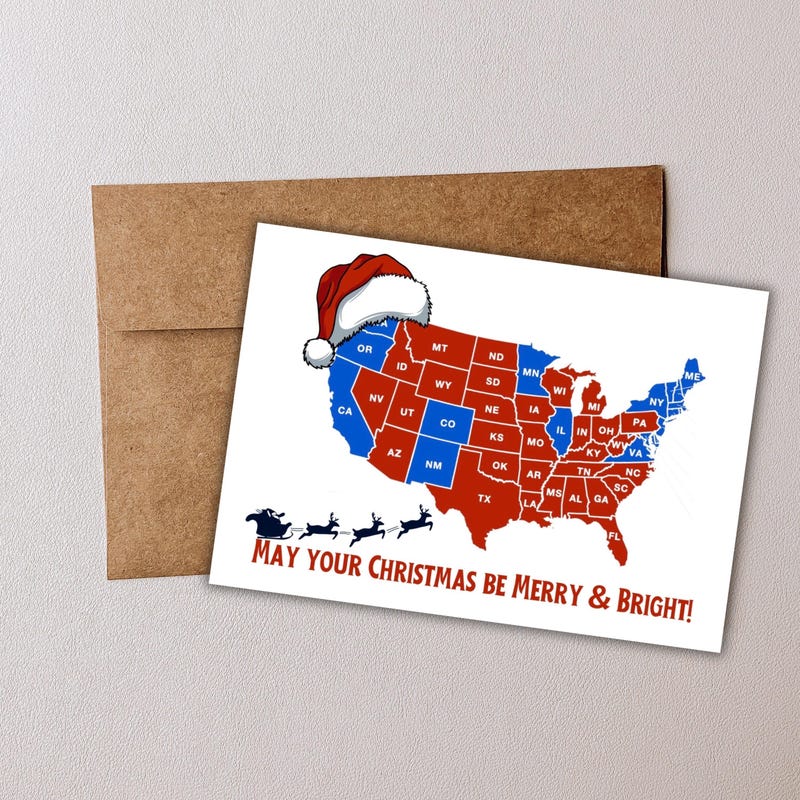 Trump Christmas Card - Etsy