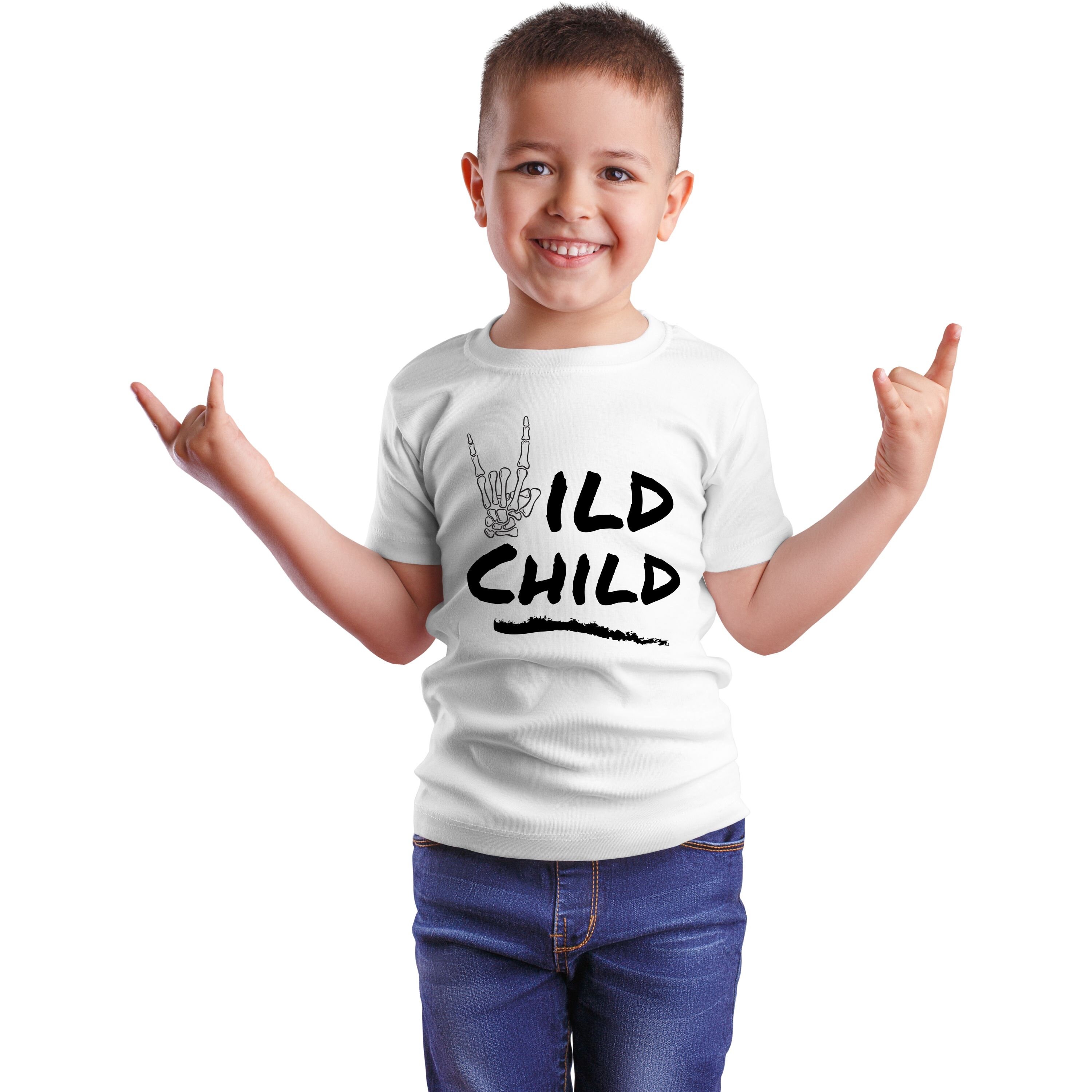 Wild Child Svg Png Grunge and Skeleton Boys Girls Kids - Etsy