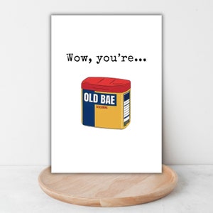 Funny Birthday Card, Souther Humor, Old Bae Seasoning, Bay Old - Etsy