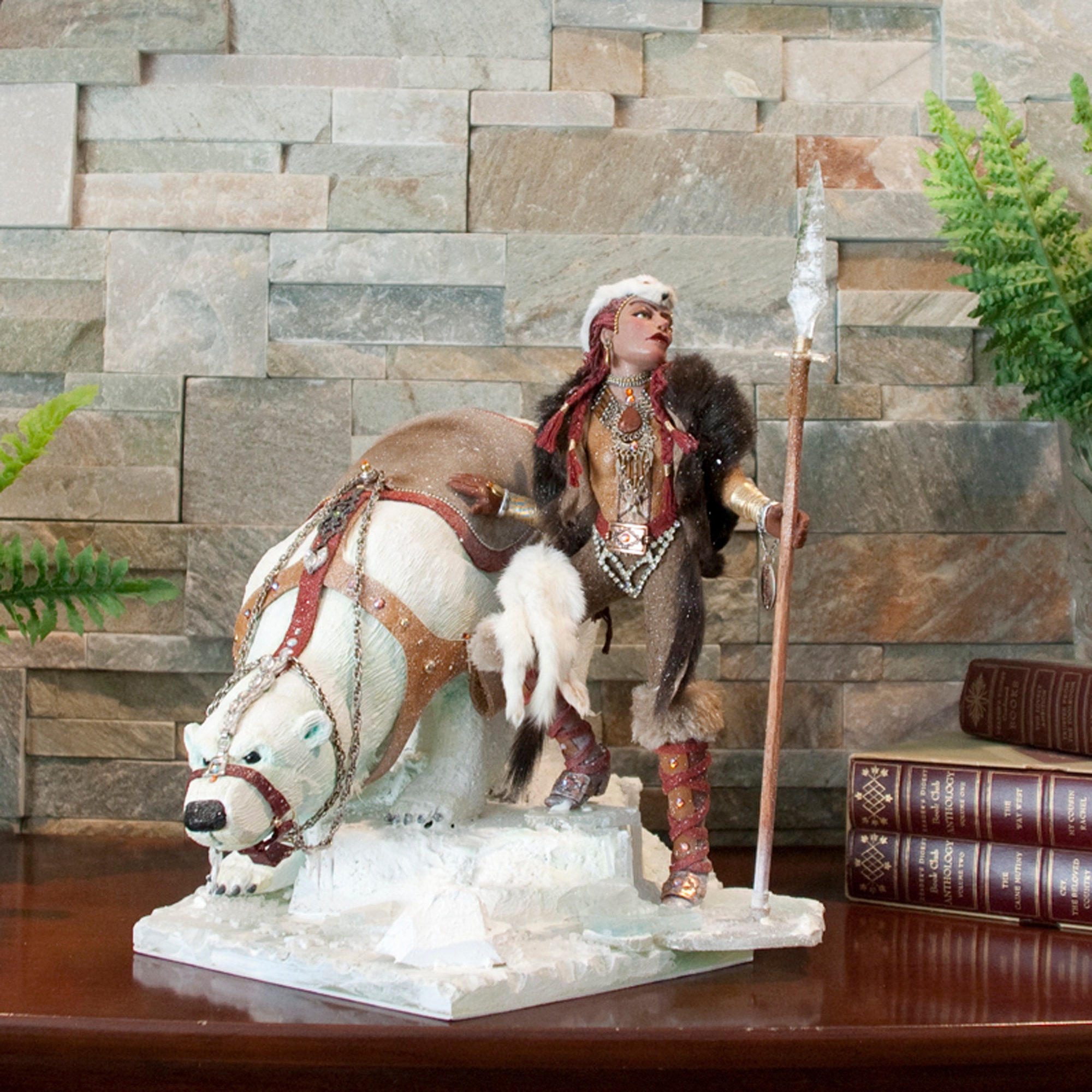 Warrior Riding Polar Bear