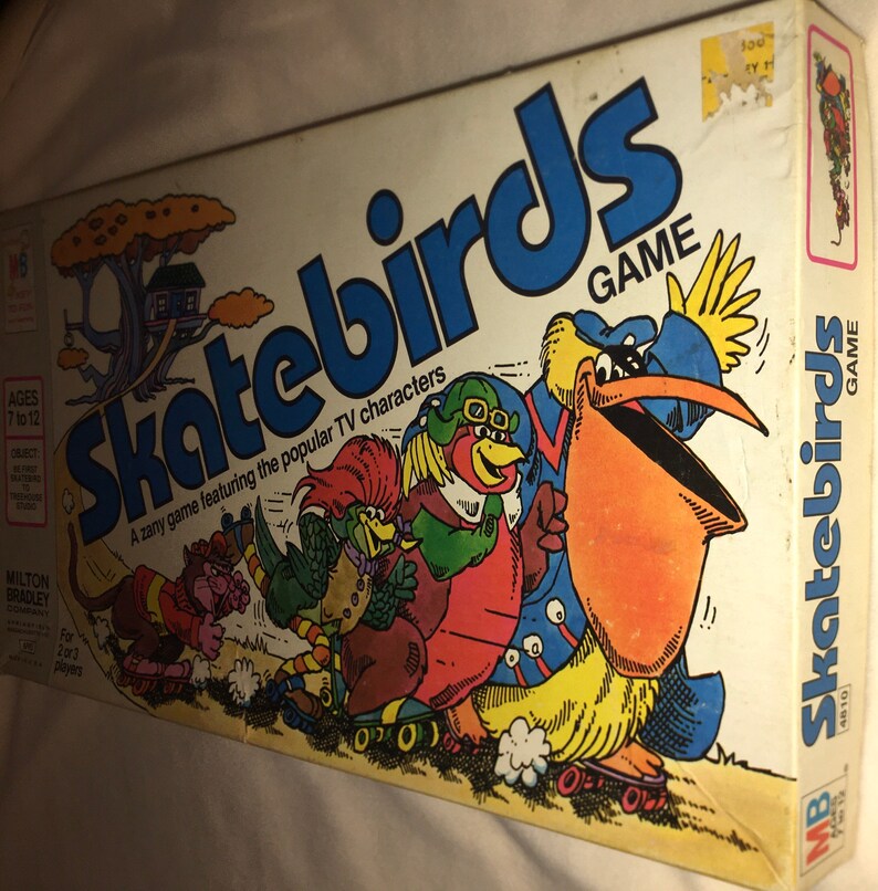 Vintage Skatebirds Game 1978 Complete Very Nice Milton - Etsy