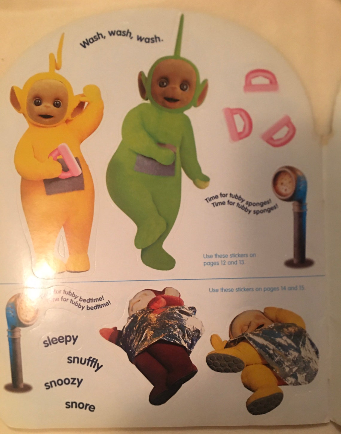 Teletubbies Sticker Book Playing Inside the Tubbytronic Superdome A ...