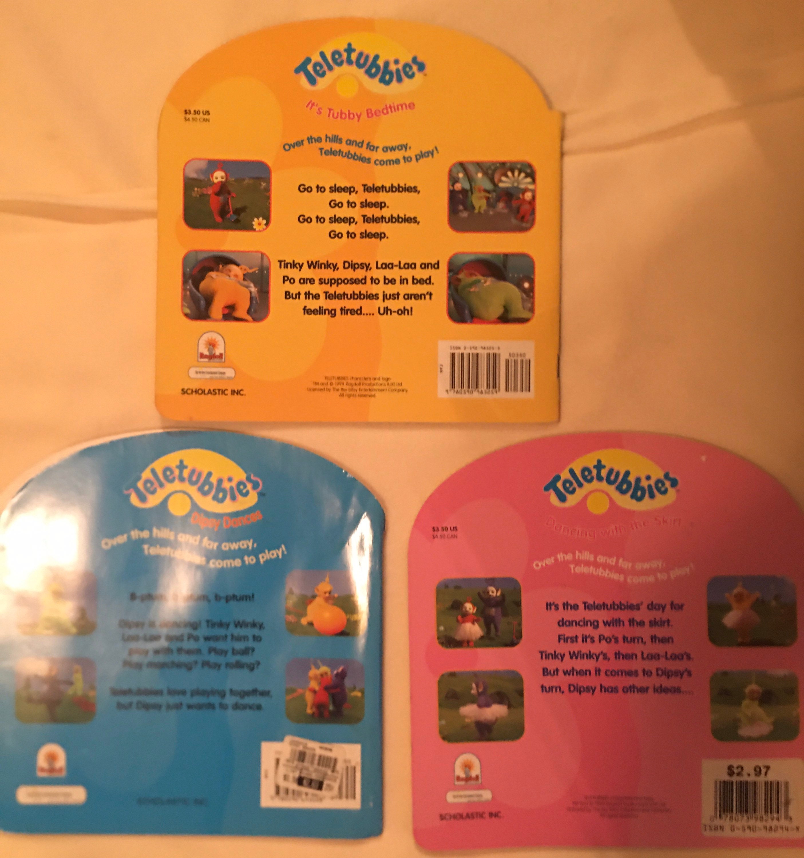 Set of Three 3 Teletubbies Books: 1 Dipsy Dances 2 | Etsy
