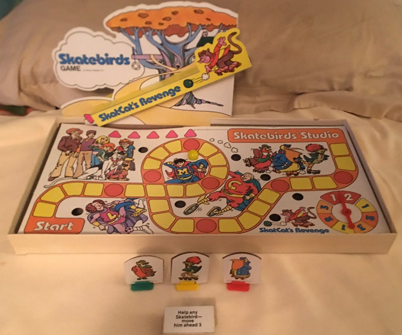 Vintage Skatebirds Game 1978 Complete Very Nice Milton - Etsy