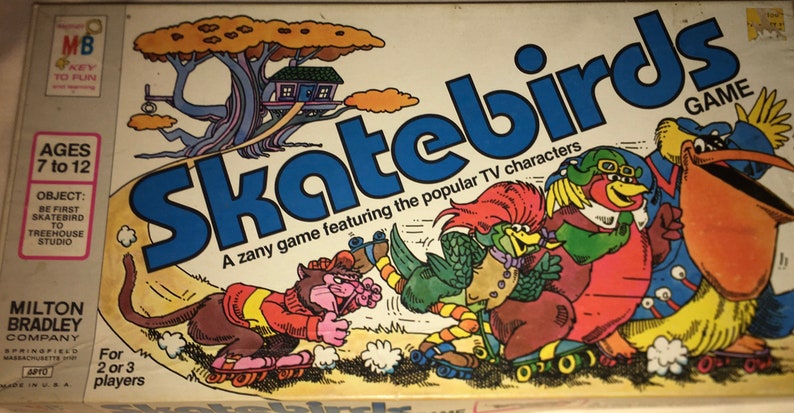 Vintage Skatebirds Game 1978 Complete Very Nice Milton - Etsy