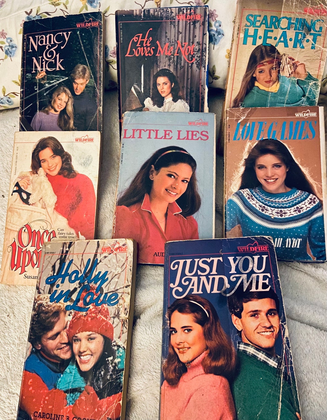 Set of 8 Vintage 1980s Teen Romance Novels / Books, Young Adult YA ...