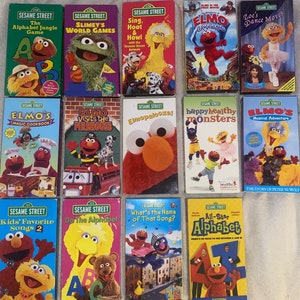 Sesame Street Vhs Lot
