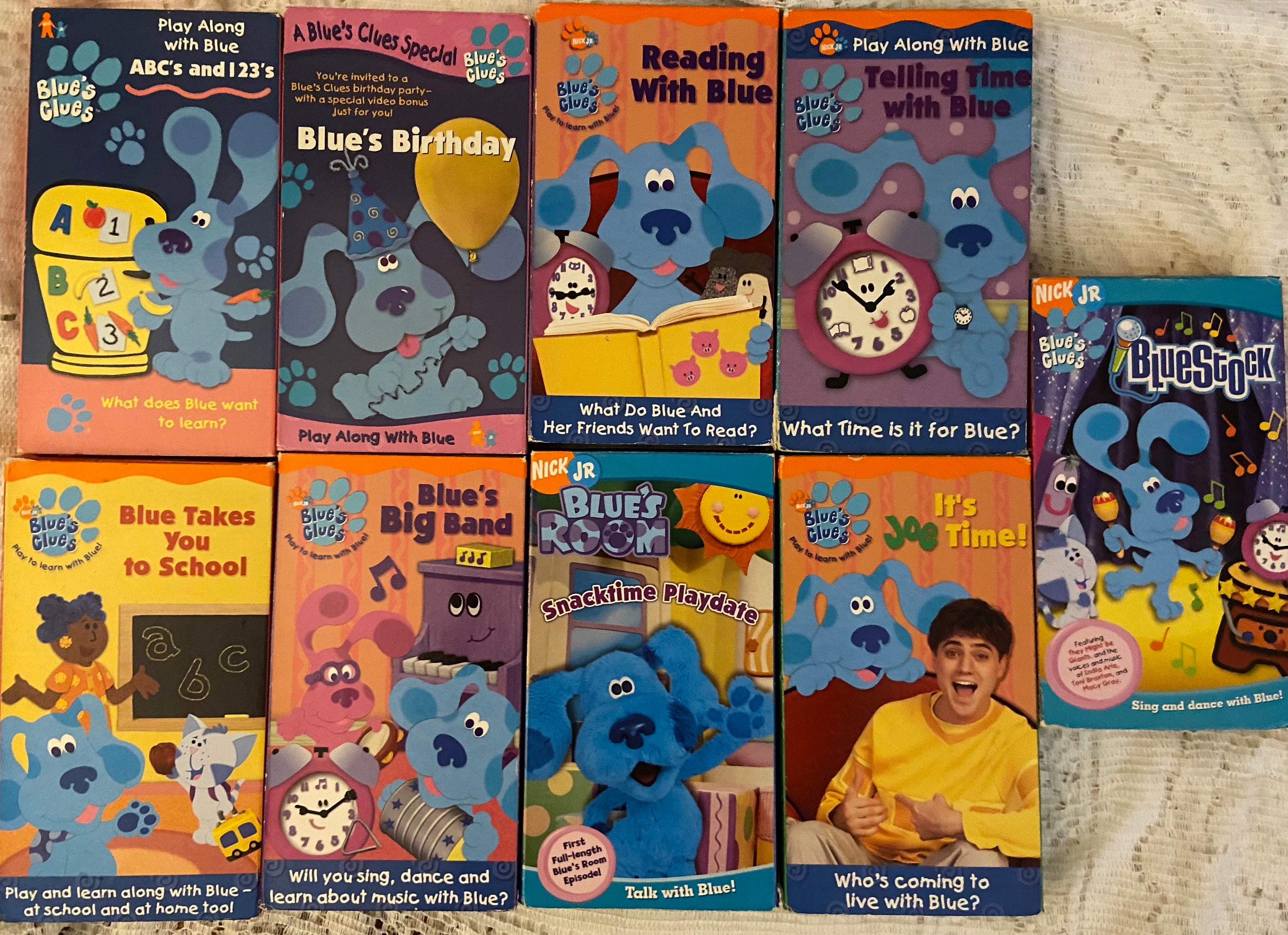 Blues Clues What Time Is It For Blue Vhs