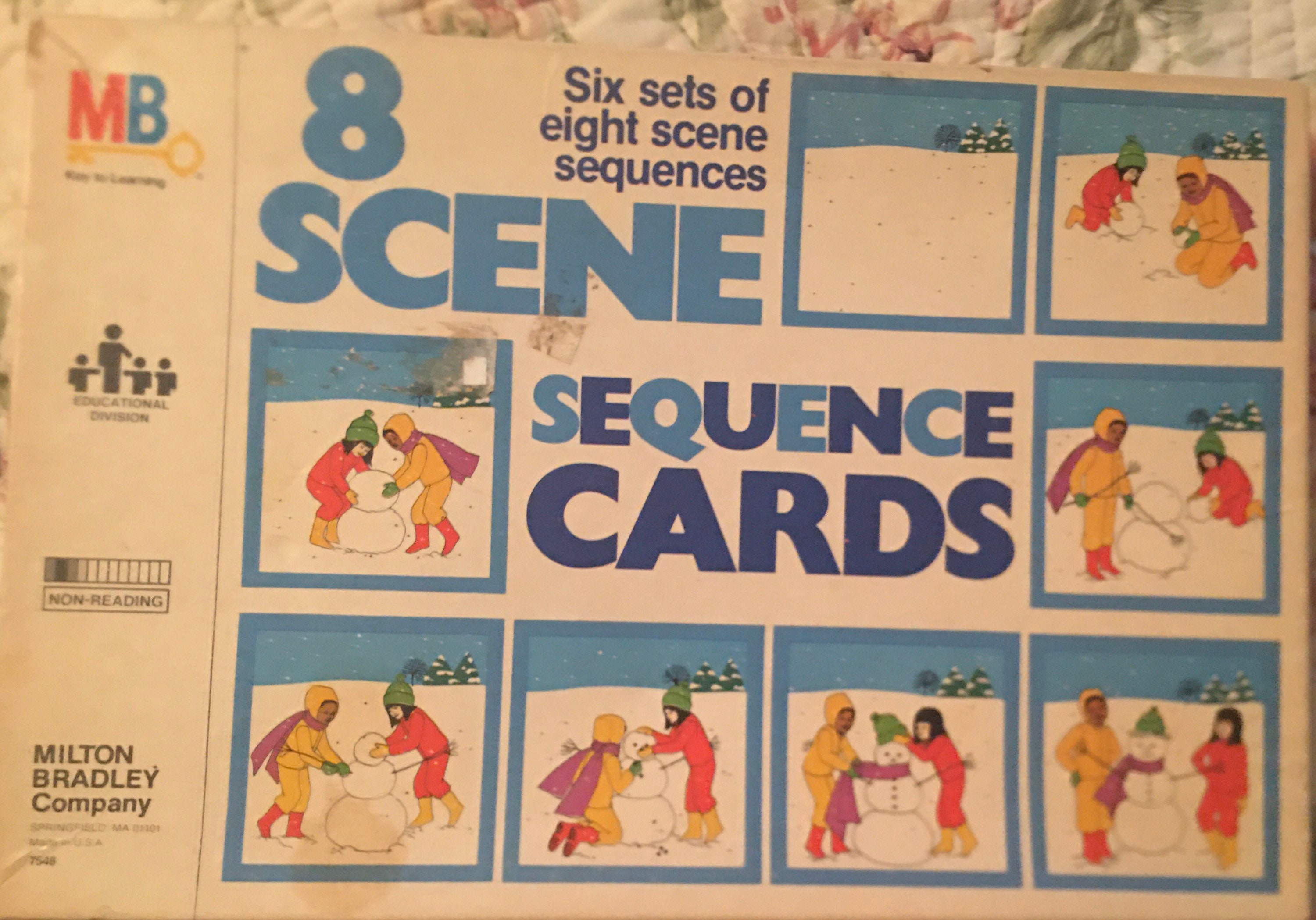8 Scene Sequence Cards, Vintage Game, Learning/educational Game - Etsy