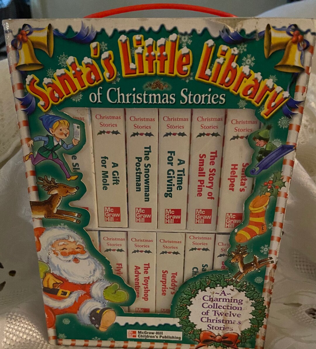 Santas Little Library of Christmas Stories, A Charming Collection Set ...