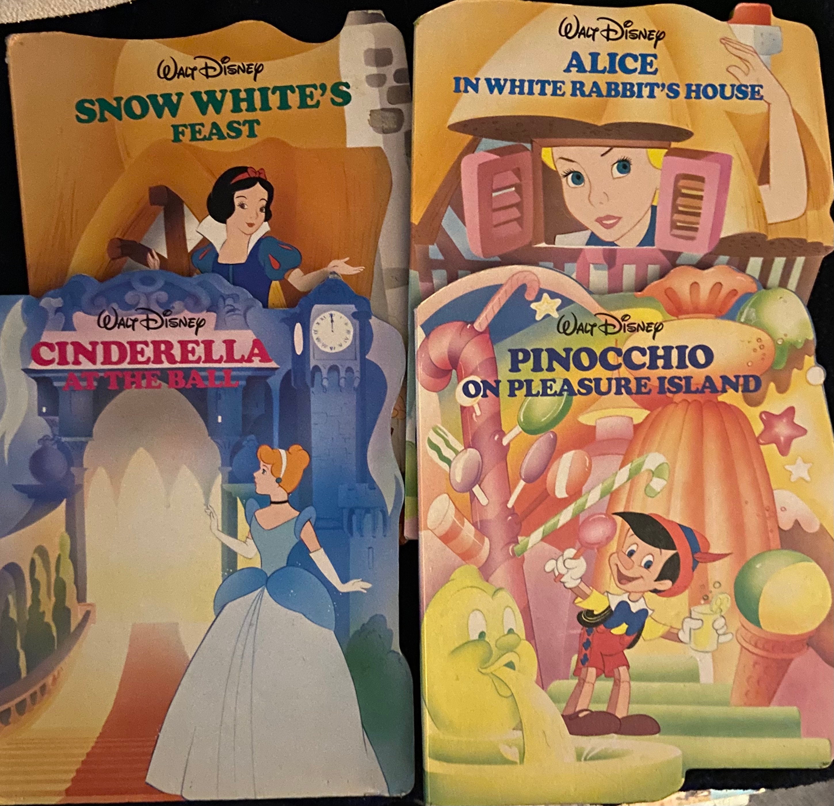 4 Large 12”x9” Vintage Disney Classic Board Books Toddler Baby Books - Etsy