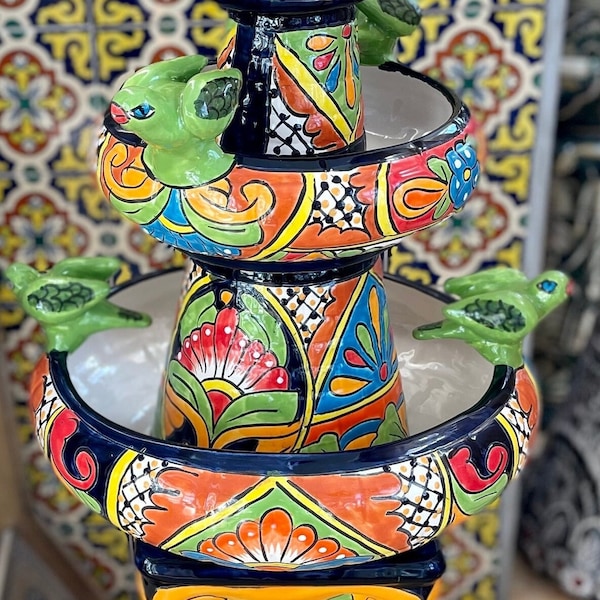 Talavera Birdbath - Etsy