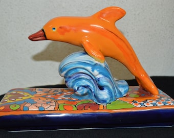 Ceramic dolphin | Etsy