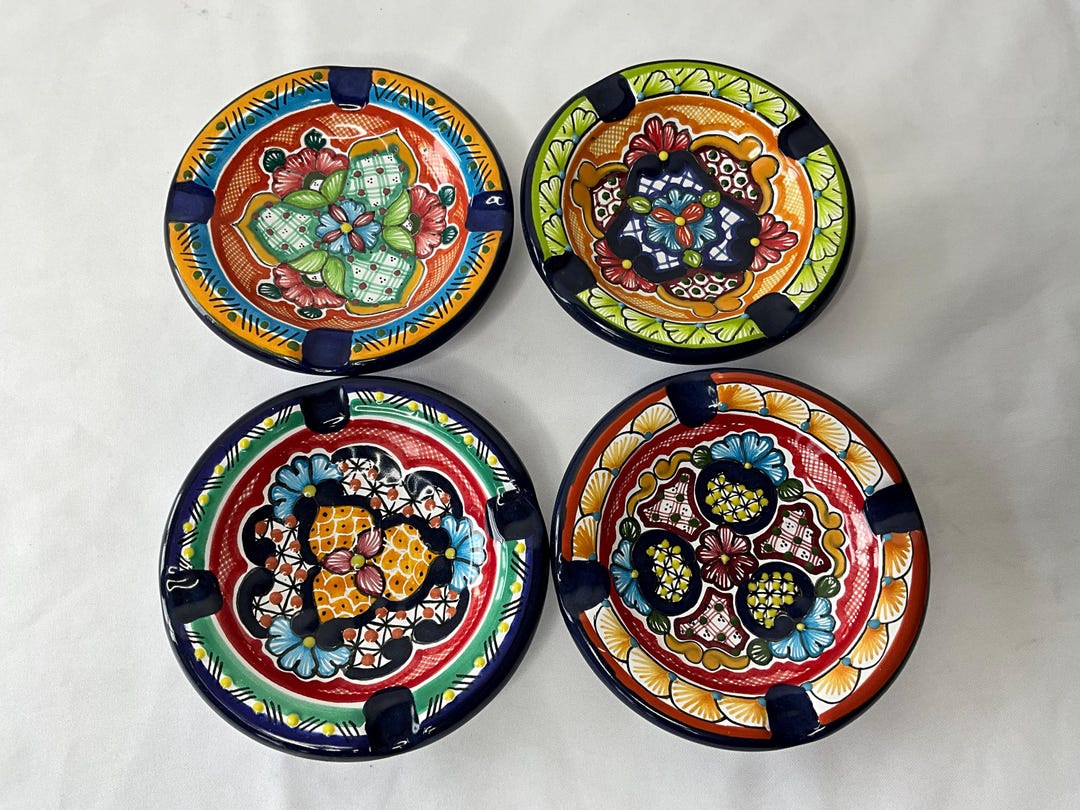 Mexican Talavera Ashtray - Etsy