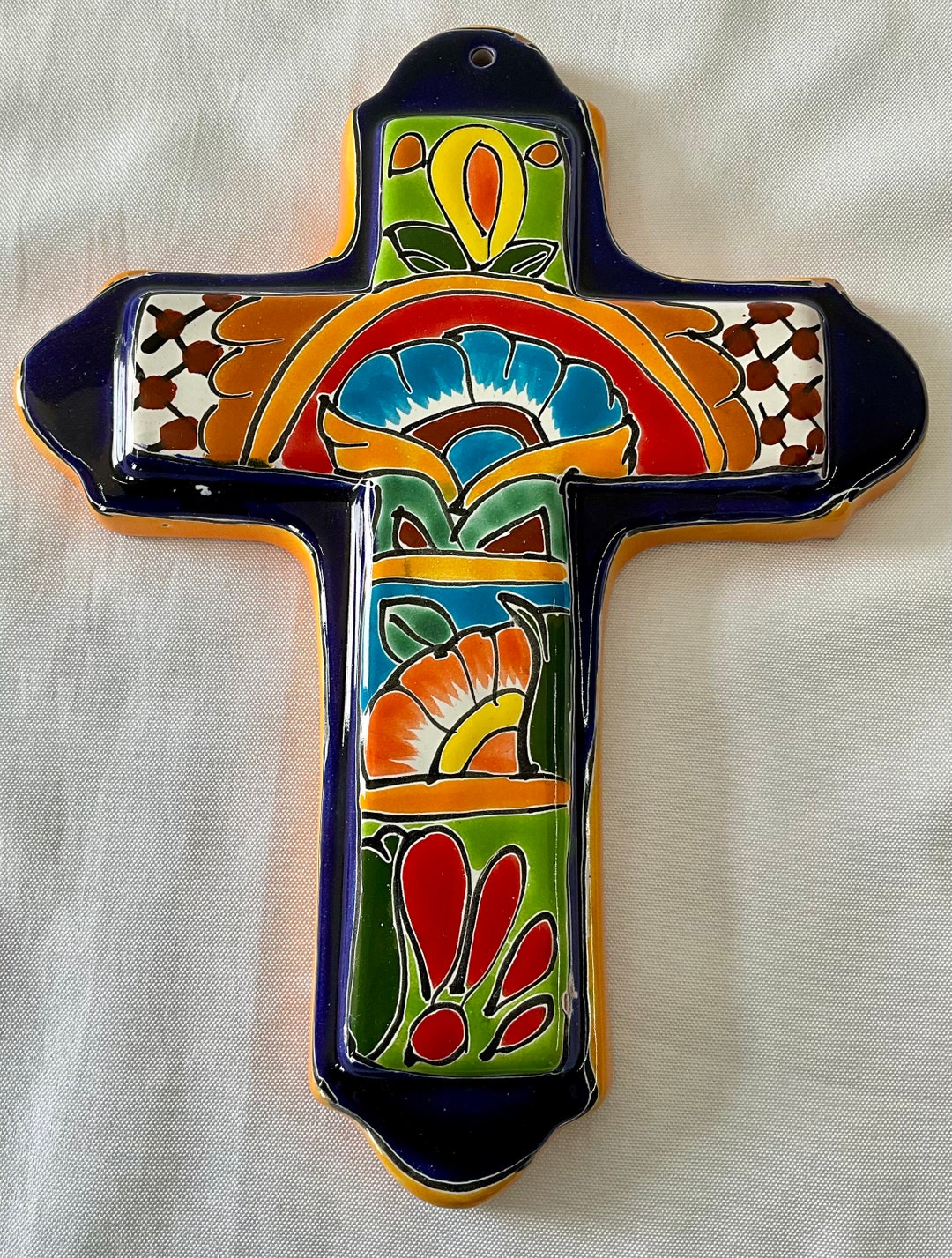 Talavera Cross Wall - Etsy