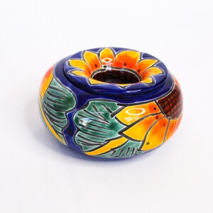 Mexican Talavera 2 Piece Ashtray Water - Etsy