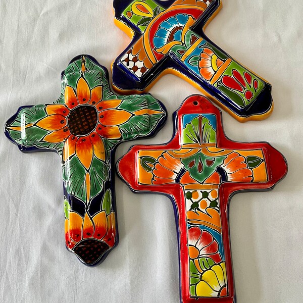 Talavera Cross - Etsy
