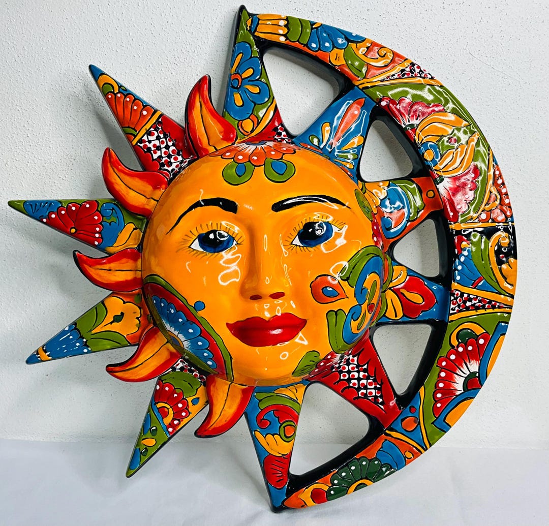 Talavera Solar Sol Y Luna - Etsy