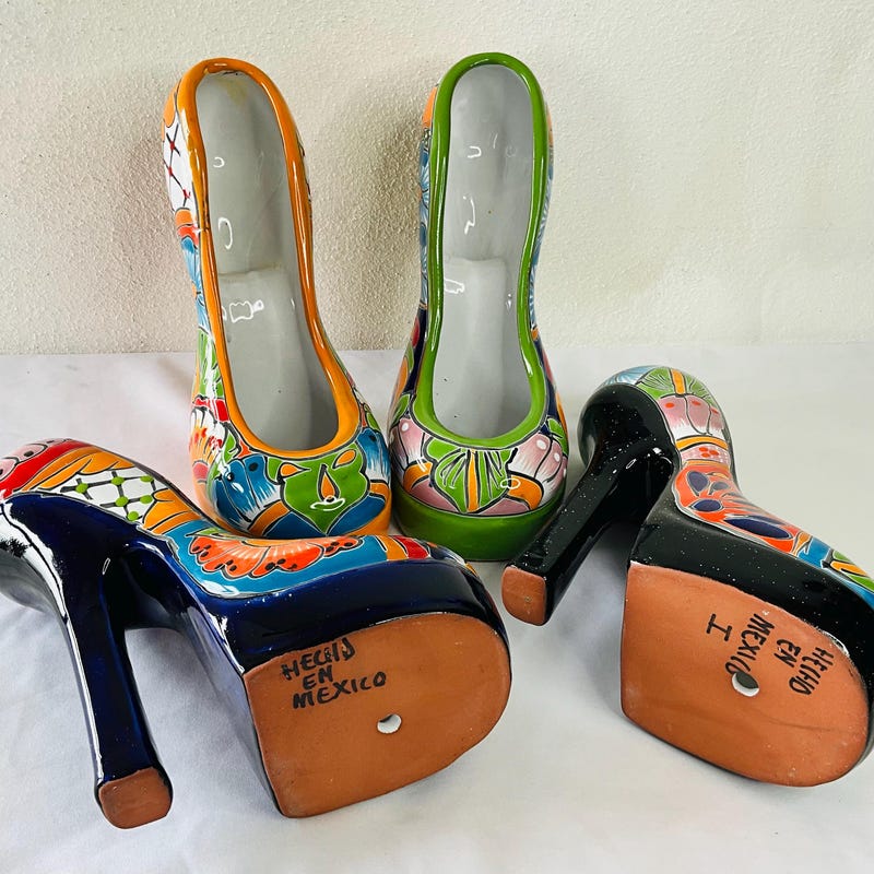 Painted High Heels - Etsy