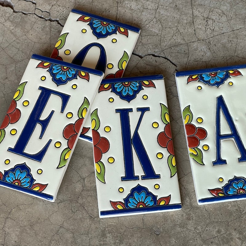 Ceramic Letters - Etsy