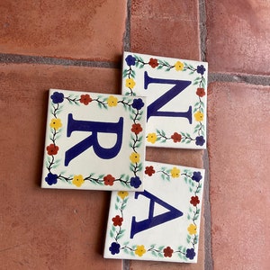 Talavera LETTERS A TO Z - Etsy