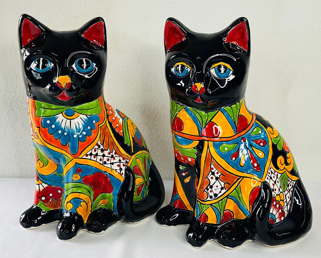 Talavera Figure CAT. - Etsy