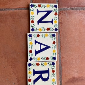 Talavera LETTERS A TO Z - Etsy