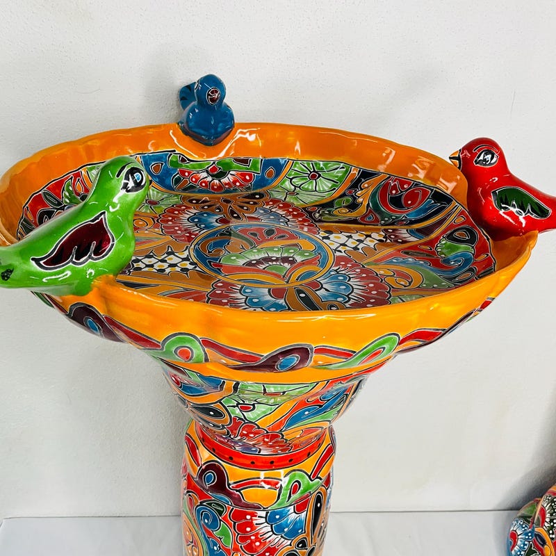Pottery Bird Bath - Etsy