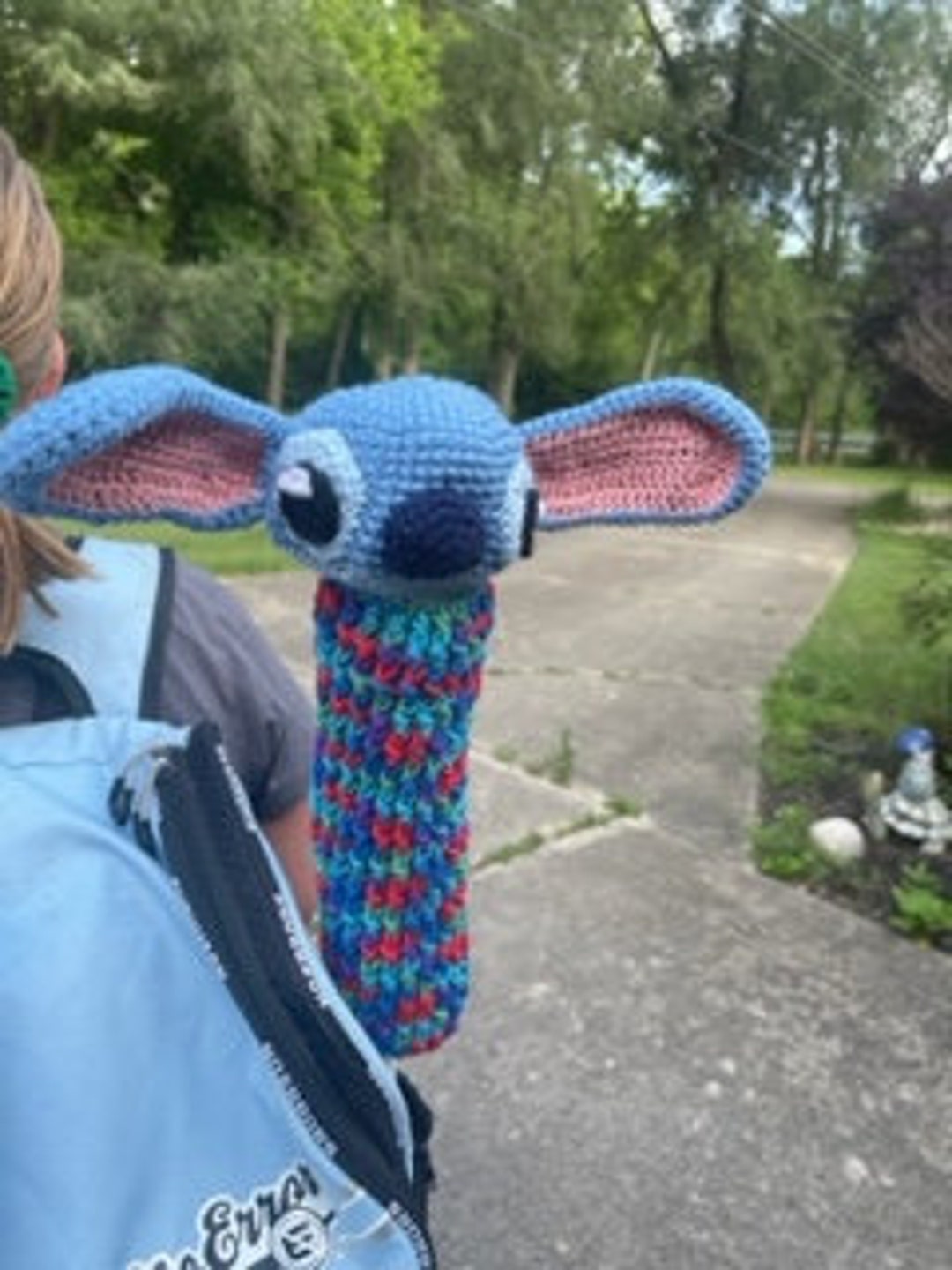 Crochet Pattern Stitch Alien Inspired Bat Buddy for Softball Baseball ...